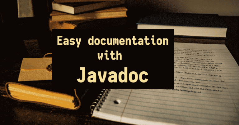 Easy documentation with Javadoc • 2023 • Incus Data Programming Courses